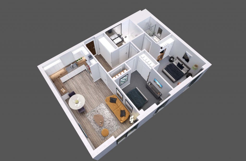 3D Floorplan Visualisations - North Made