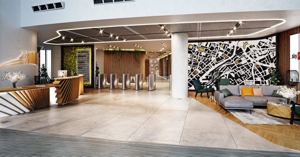 Manchester Lobby/Reception Visualisation - Northmade