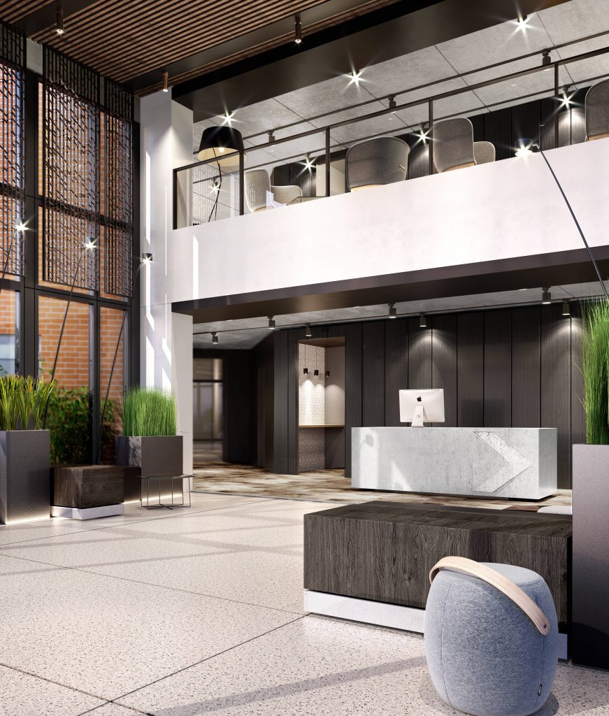 Commercial interior fit-out – Reception/Lobby - North Made